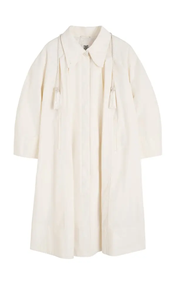 BY MALENE BIRGER Klara Cotton-blend Trench - Ivory