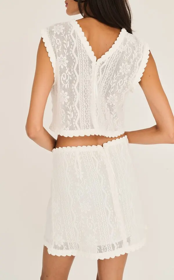 THE GARMENT Venice Cotton-blend Lace Top