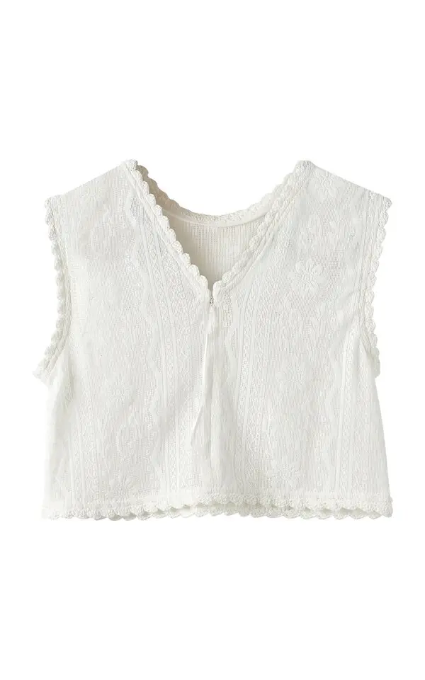 THE GARMENT Venice Cotton-blend Lace Top