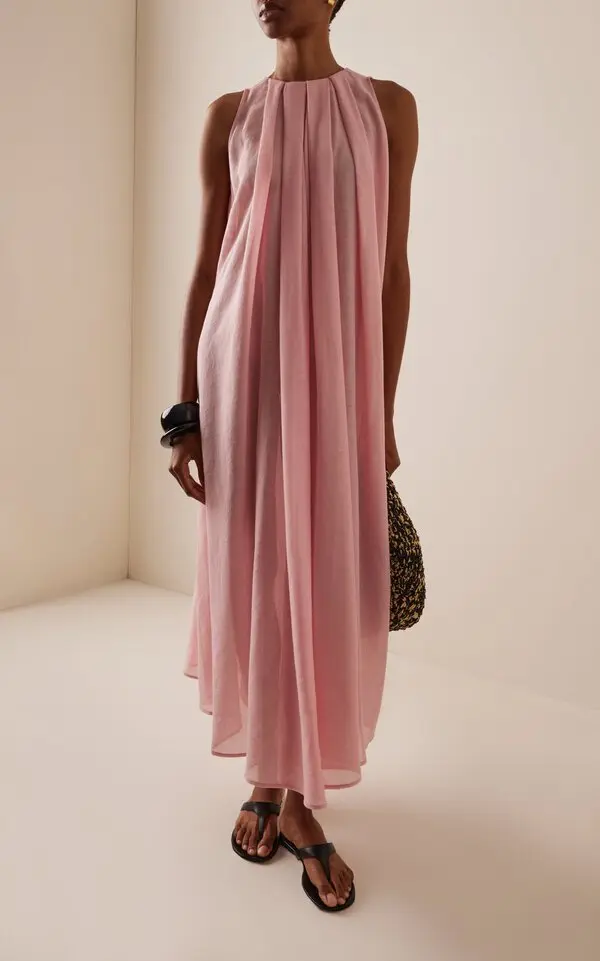 MARRAKSHI LIFE Tiered Cotton Maxi Dress