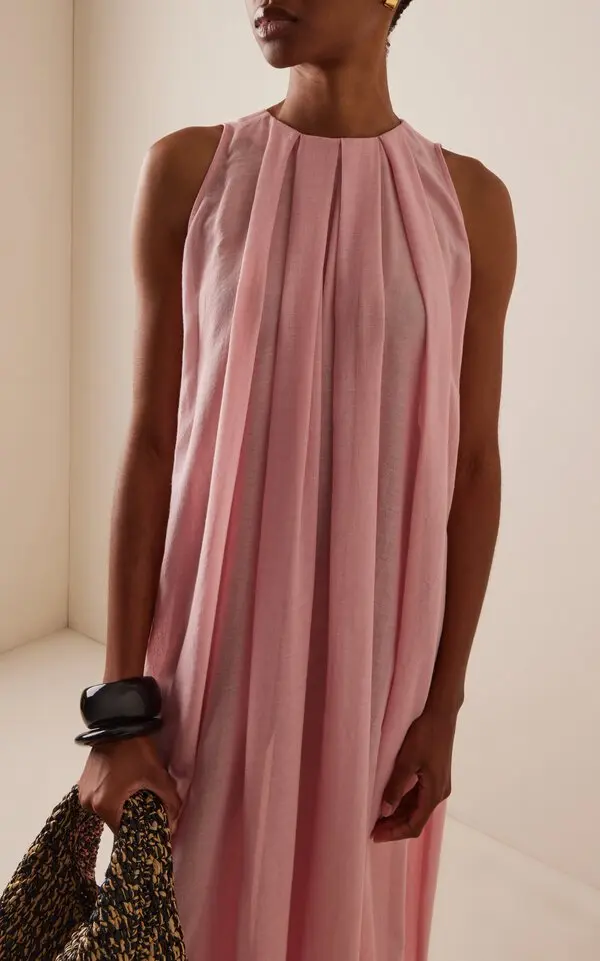 MARRAKSHI LIFE Tiered Cotton Maxi Dress