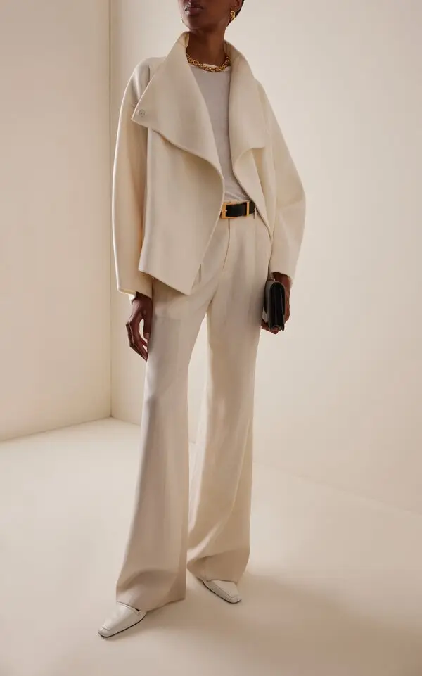 THE FRANKIE SHOP Onelle Reversible Wool-blend Coat