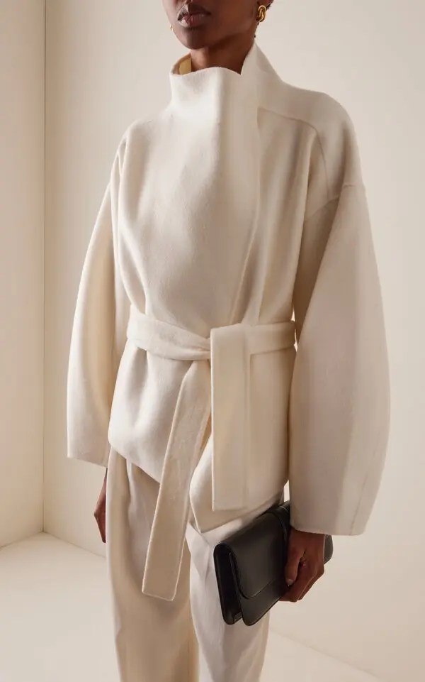 THE FRANKIE SHOP Onelle Reversible Wool-blend Coat