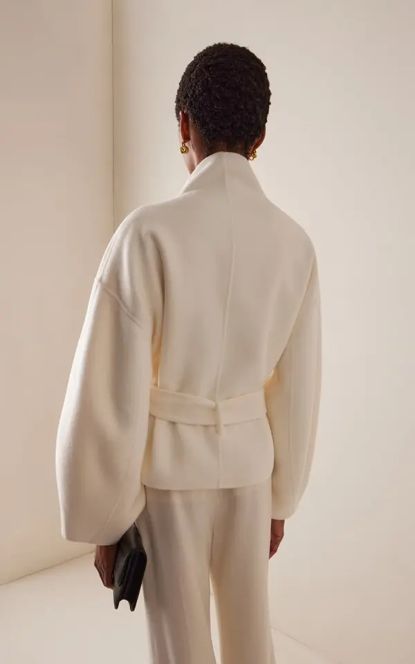 THE FRANKIE SHOP Onelle Reversible Wool-blend Coat