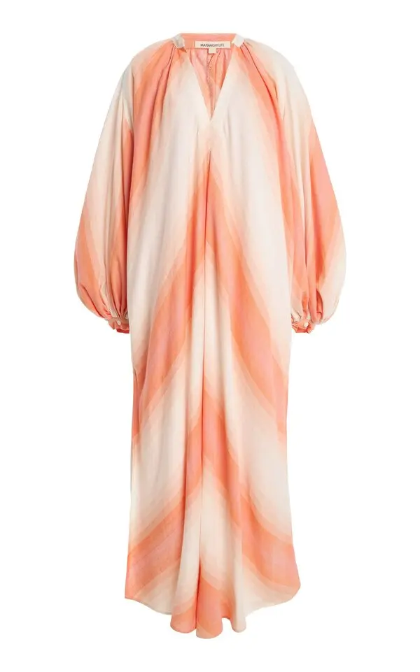 MARRAKSHI LIFE Exclusive Tourig Cotton Maxi Dress - Orange
