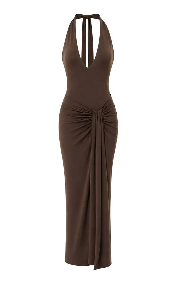 BAOBAB Donatella Maxi Dress - Brown