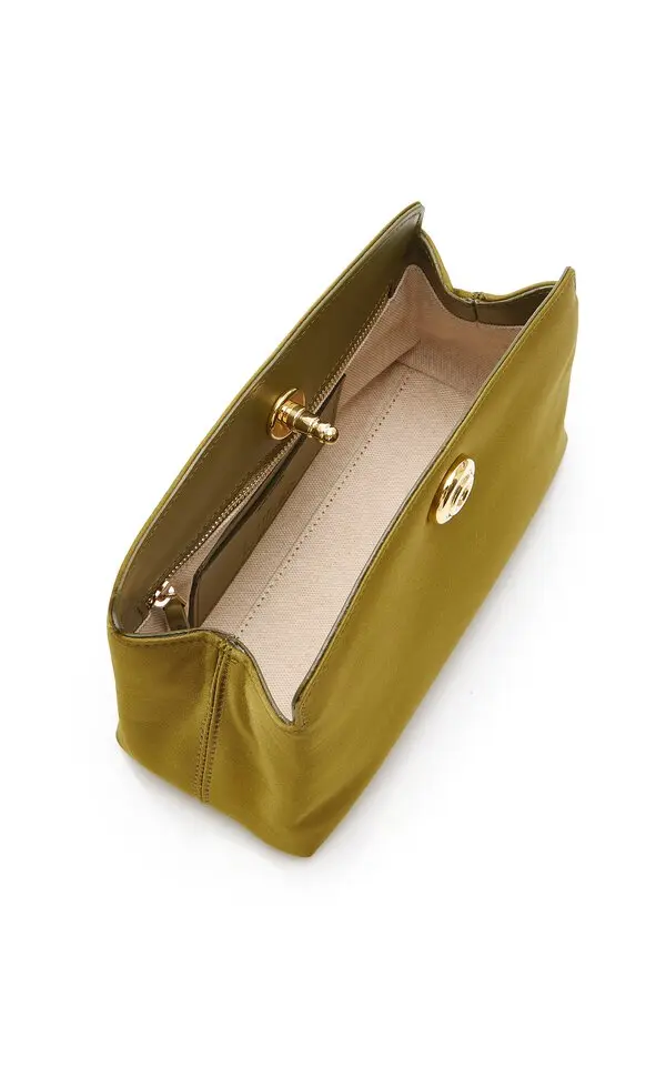 LIFFNER Pushlock Satin Clutch