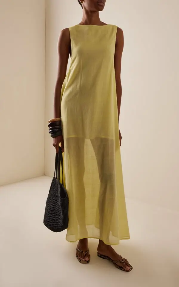 MARRAKSHI LIFE Exclusive The Column Cotton Maxi Dress