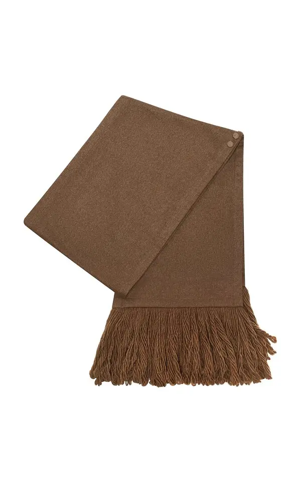 DI STAVNITSER Bahra Cashmere Scarf - Brown