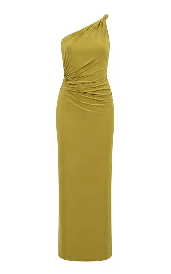 BAOBAB Celele One-shoulder Maxi Dress - Green