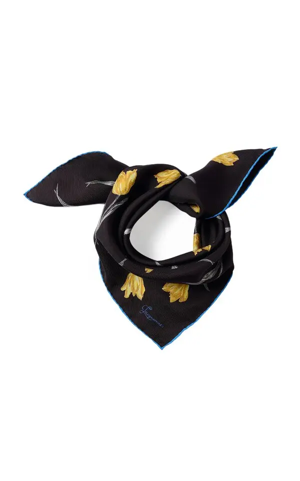 Jacquemus The Tulip Silk Scarf
