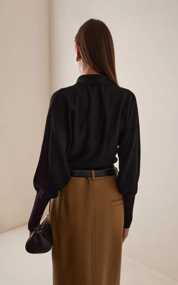 Lela Rose Cropped Dolman Cardigan