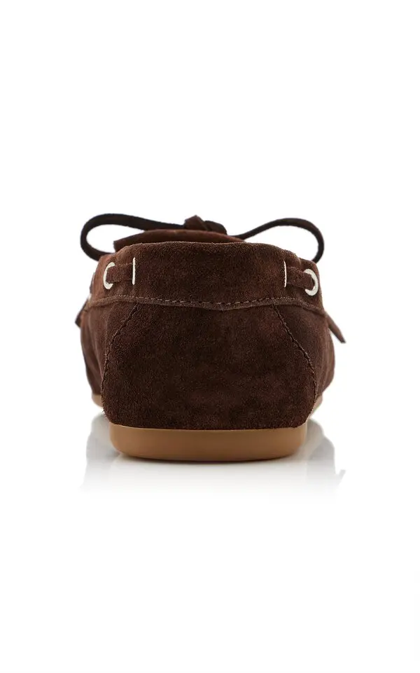 Miu Miu Suede Boat Shoes