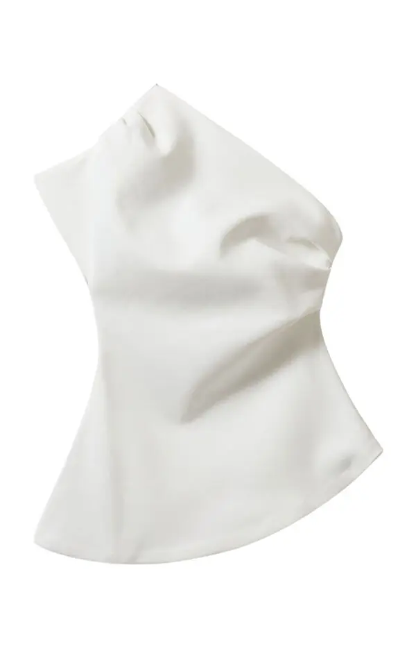 THE GARMENT Glam Cotton-blend Asymmetric Tee
