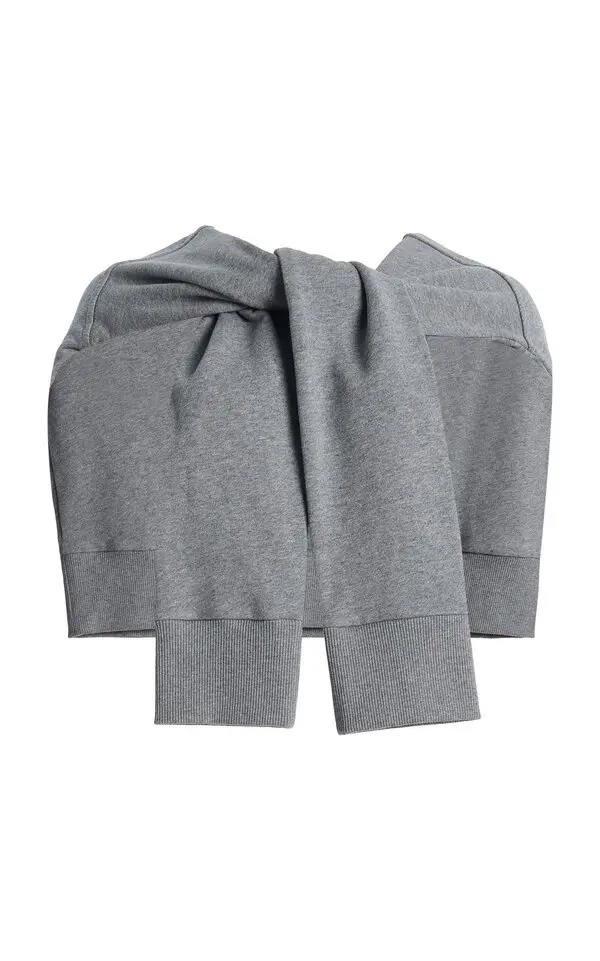 TOTEME Jersey Sleeve Scarf - Grey