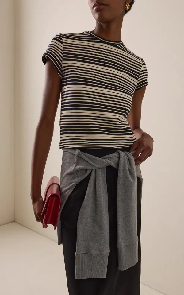 TOTEME Jersey Sleeve Scarf - Grey