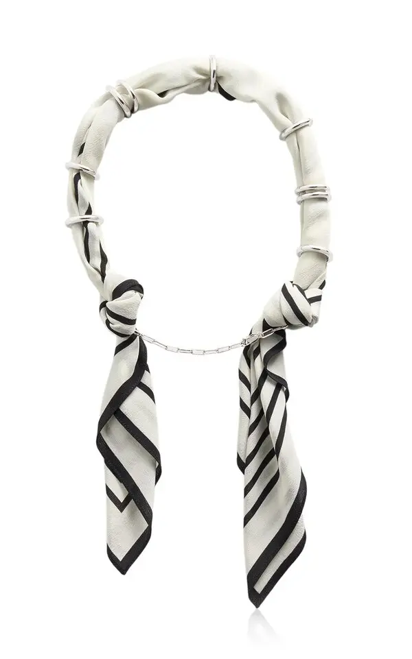 TOTEME Silk Scarf Collar - Multi