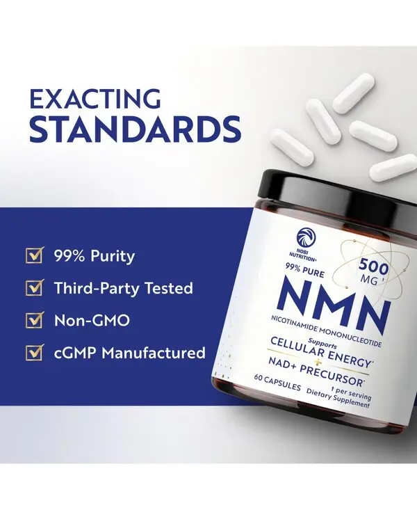 NOBI NUTRITION Nmn Supplement 500mg
