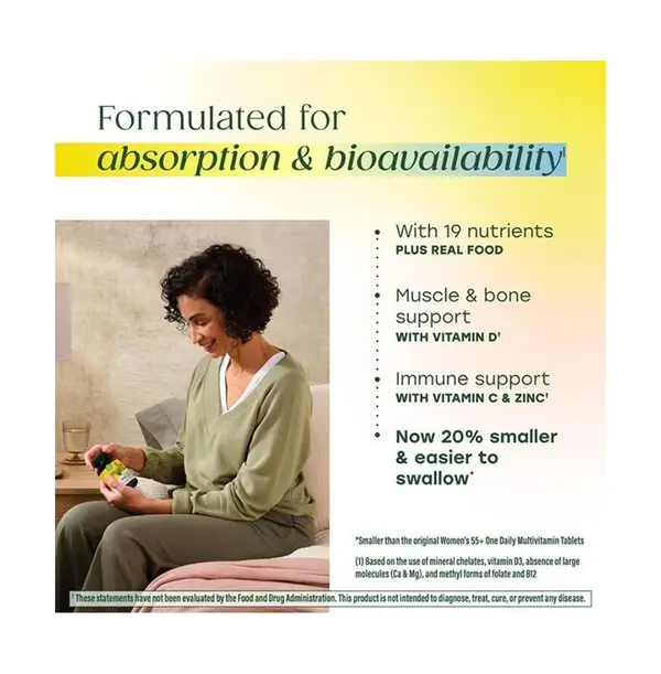 MEGAFOOD One Daily Multivitamin For 55+ With Vitamin C