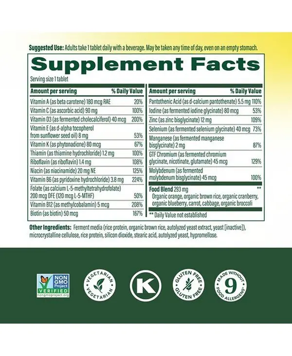 MEGAFOOD 55 Plus One Daily Multivitamin