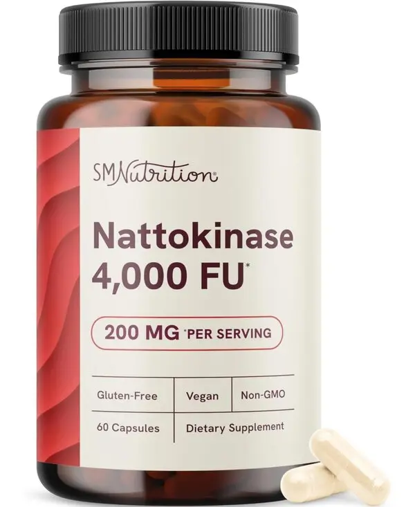 SMNUTRITION Nattokinase Capsules - No Color