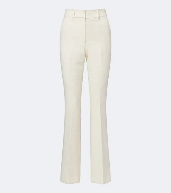 Rebecca Vallance Jacquie Tweed Flared Pants