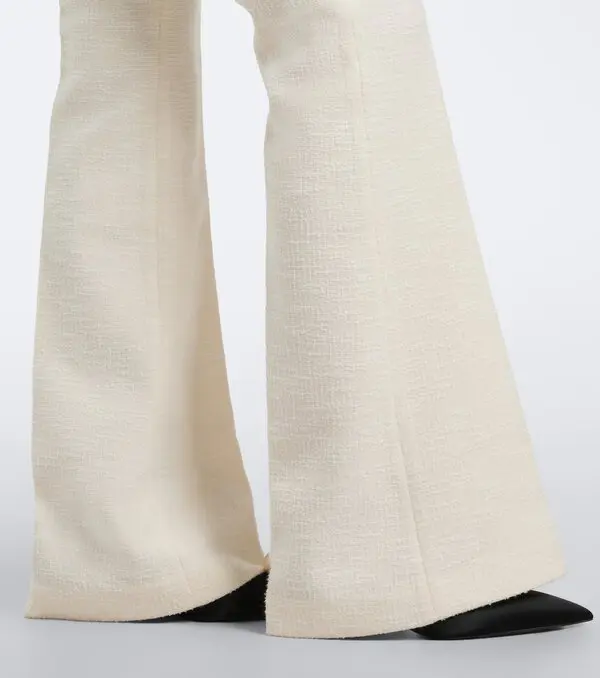 Rebecca Vallance Jacquie Tweed Flared Pants
