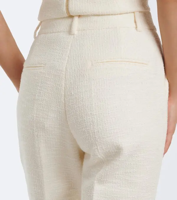 Rebecca Vallance Jacquie Tweed Flared Pants