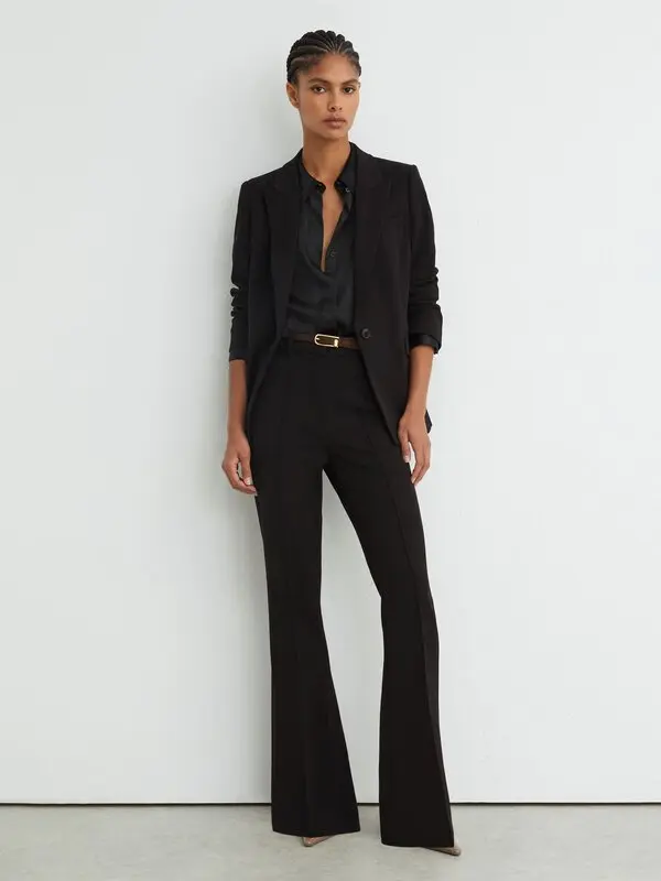 REISS Gabi Flared Suit Trousers