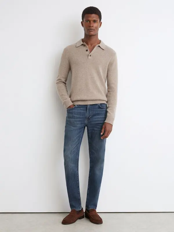 REISS Floyd Comfort-stretch Slim-fit Jeans - Blue Wash