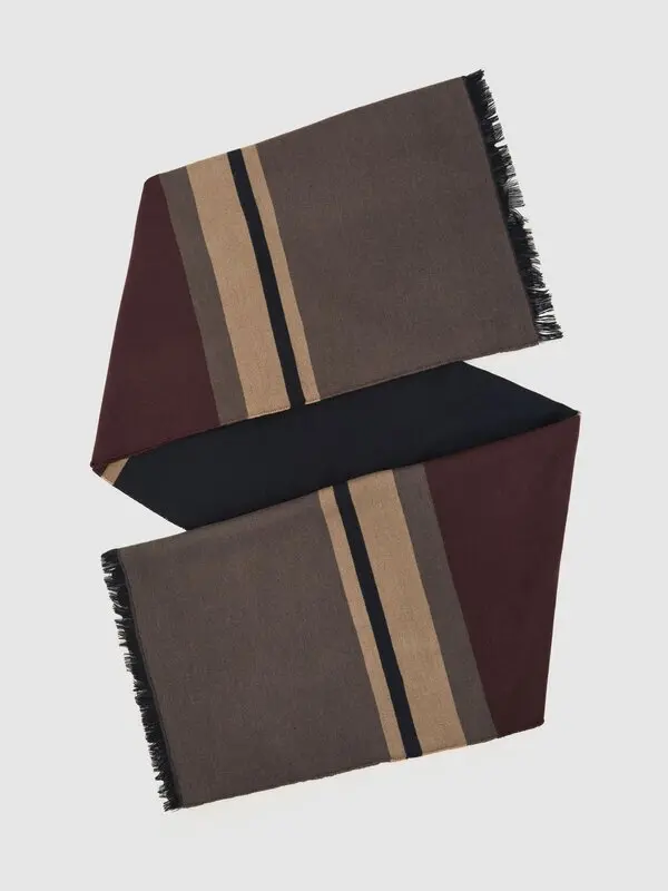 REISS Cynthia Block-stripe Scarf