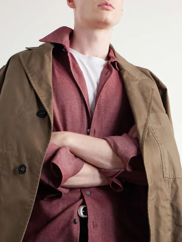 SECOND / LAYER Brushed Cotton Shirt