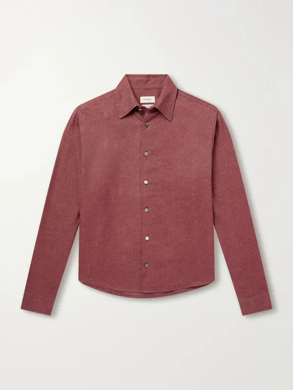 SECOND / LAYER Brushed Cotton Shirt