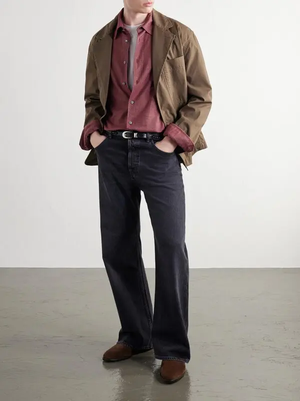 SECOND / LAYER Brushed Cotton Shirt