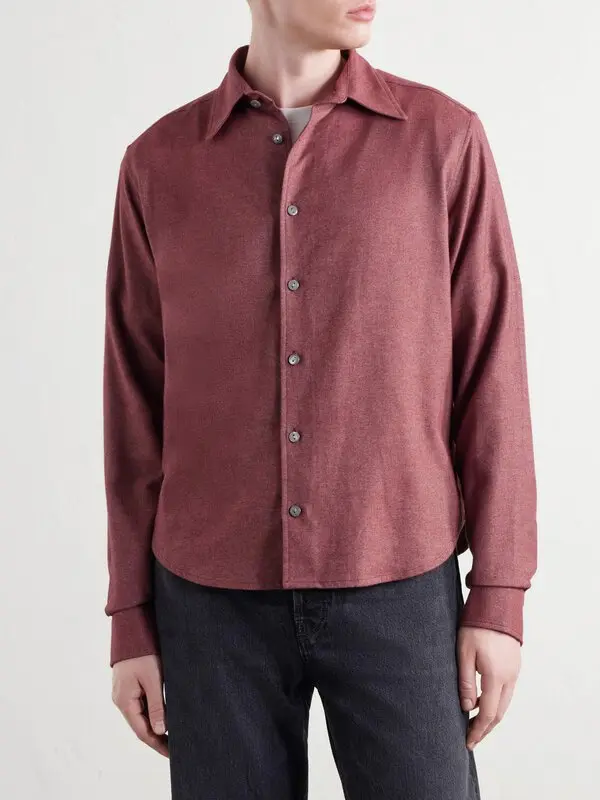 SECOND / LAYER Brushed Cotton Shirt