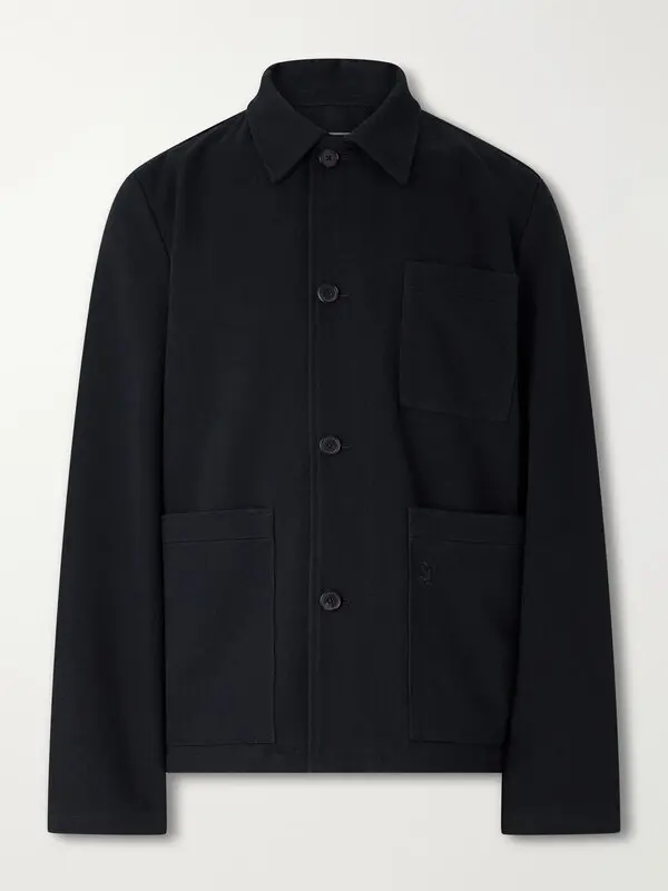 SECOND / LAYER Dubb's Cotton-twill Overshirt - Black