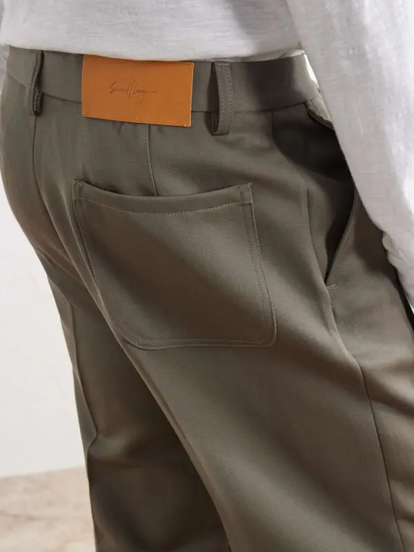 SECOND / LAYER Zooty Straight-leg Wool-twill Suit Trousers