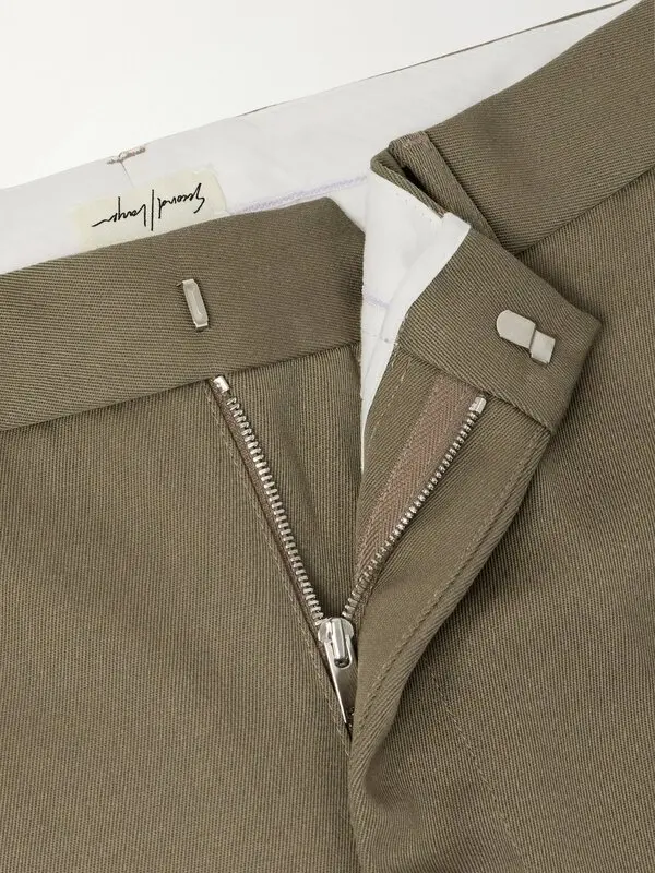 SECOND / LAYER Zooty Straight-leg Wool-twill Suit Trousers - Brown