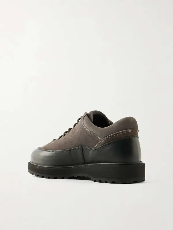 Diemme Cornaro Gala Leather-trimmed Suede Hiking Boots