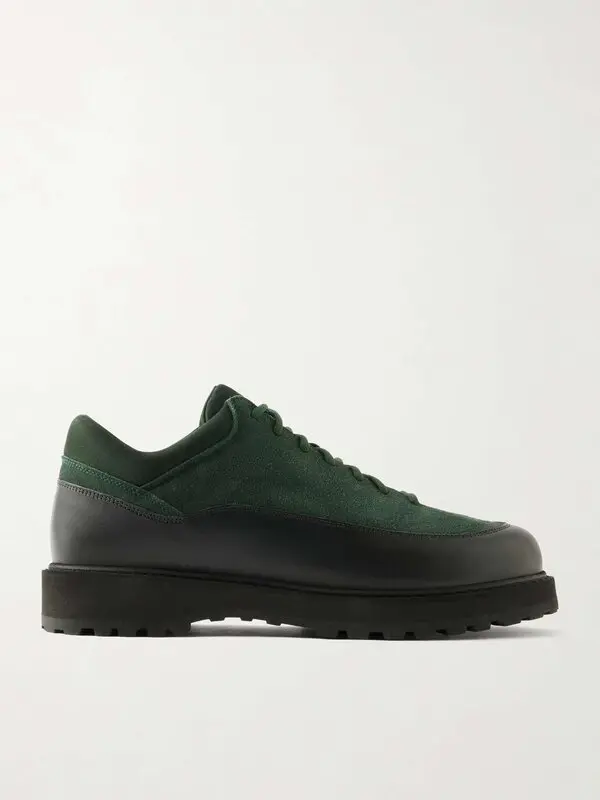 Diemme Cornaro Gala Leather-trimmed Suede Hiking Boots