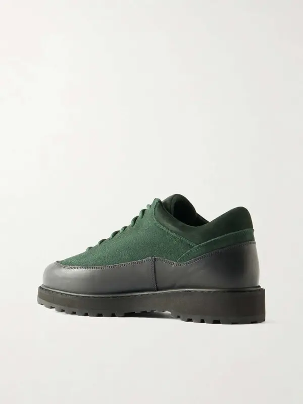 Diemme Cornaro Gala Leather-trimmed Suede Hiking Boots