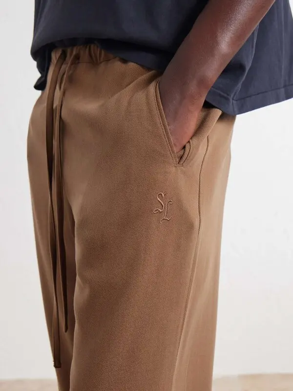 SECOND / LAYER Team Straight-leg Lyocell-twill Drawstring Trousers