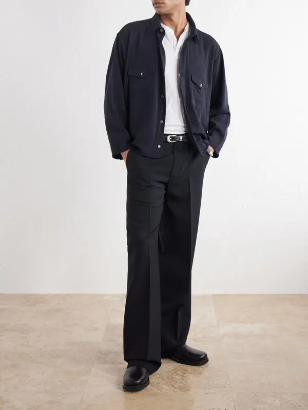 SECOND / LAYER Field Cotton-twill Shirt