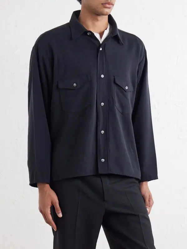 SECOND / LAYER Field Cotton-twill Shirt