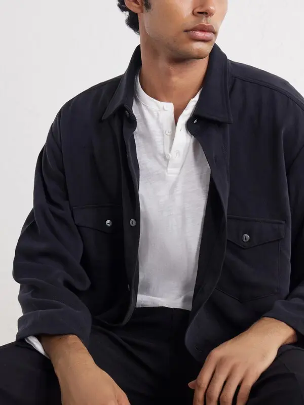 SECOND / LAYER Field Cotton-twill Shirt