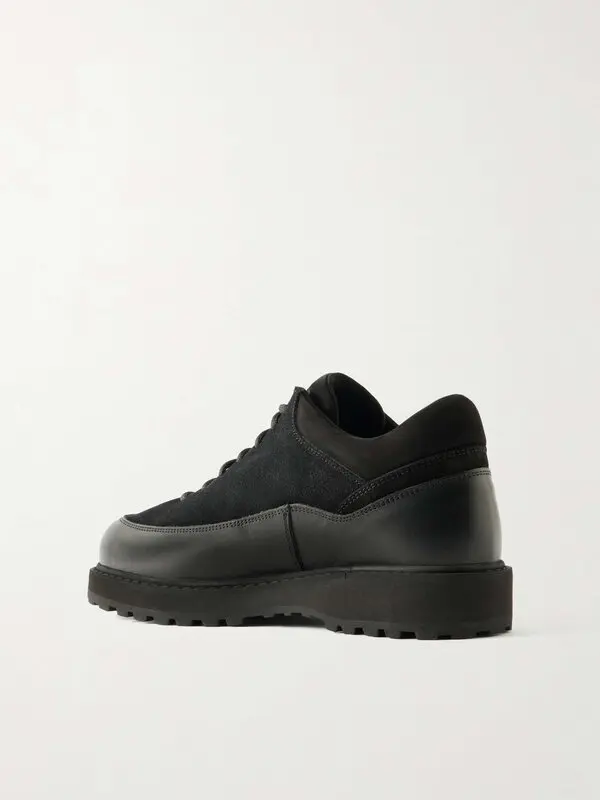 Diemme Cornaro Gala Leather-trimmed Suede Hiking Boots