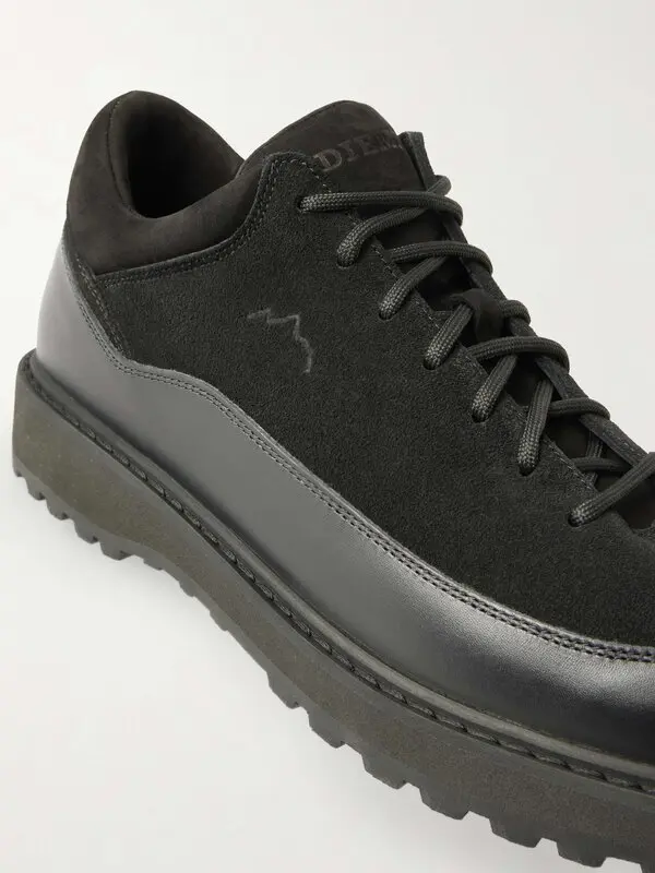 Diemme Cornaro Gala Leather-trimmed Suede Hiking Boots