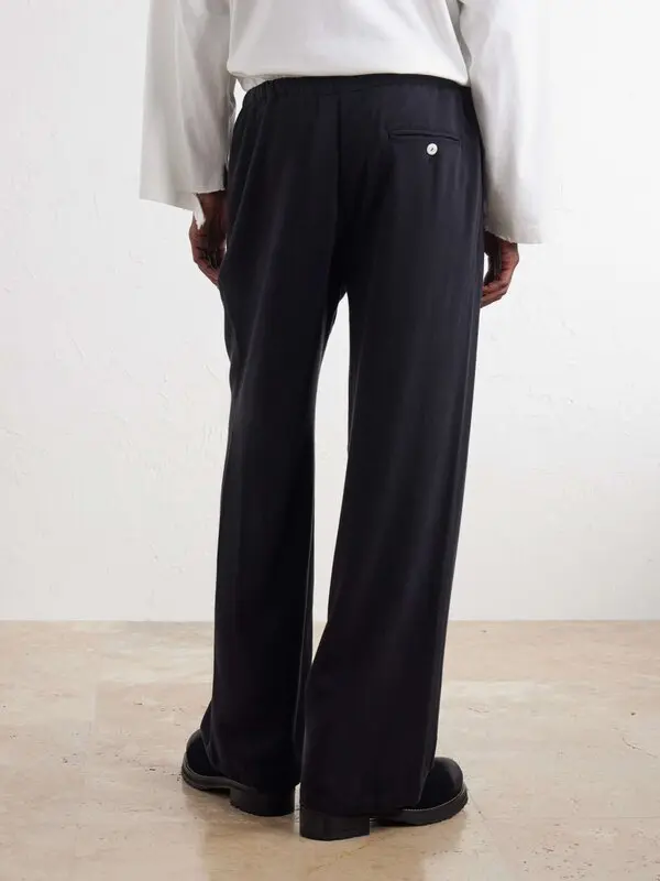 SECOND / LAYER Team Straight-leg Drawstring Lyocell-twill Trousers
