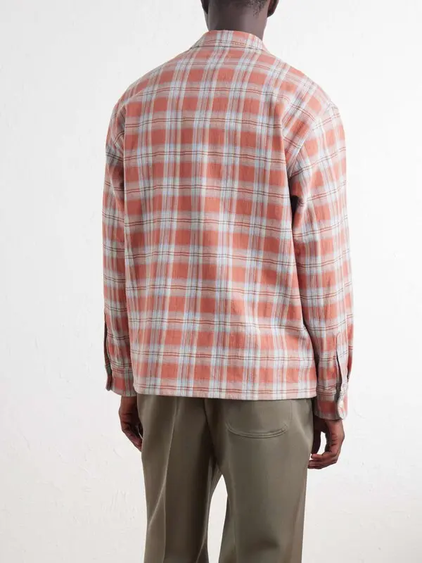 SECOND / LAYER Checked Cotton-flannel Shirt