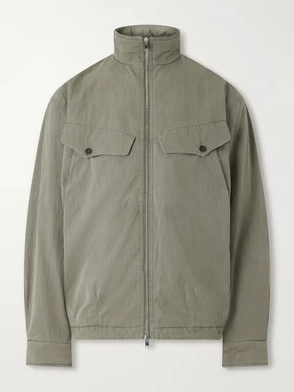 SECOND / LAYER Vet Cotton-blend Ripstop Jacket